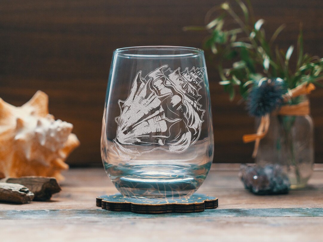 Conch Shell Glasses | Personalized Seashell Themed Whiskey, Wine & Beer ...