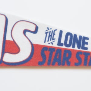 Texas Felt Pennant the Lone Star State Banner Poster. Vintage State ...