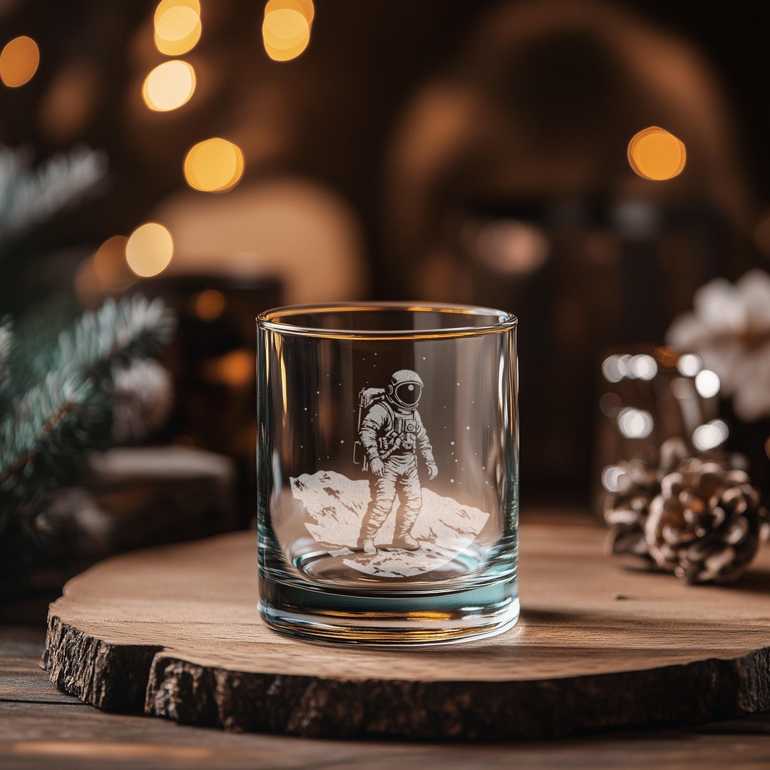 Astronaut Glasses Space Themed Whiskey, Wine & Beer Glassware, Sci-fi ...