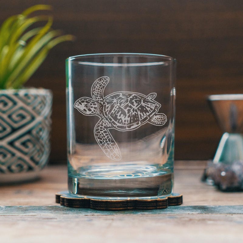 Glass Sea Turtle - Etsy