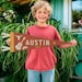 Austin Texas Felt Pennant | City Banner Poster. Vintage Town & State ...