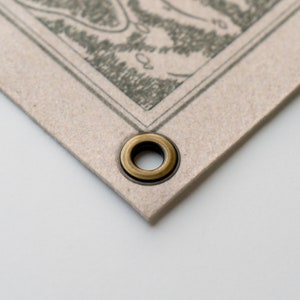 Jackson Hole Wyoming Mountain Map Felt Poster Banner | Vintage Ski ...