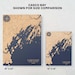 Portsmouth Harbor, New Hampshire Map | Engraved Wood Coastal Chart Wall ...