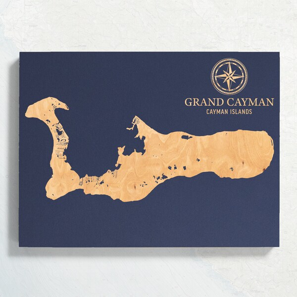 Nautical Map of Cayman Islands - Etsy