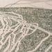 Alta Utah Mountain Map Felt Poster Banner | Vintage Ski Snowboard ...