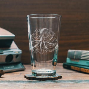 Octopus Glasses | Personalized Ocean Sea Creature Whiskey, Wine & Beer ...