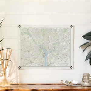 Poster e striscione in feltro con mappa di Washington DC / Regalo di ...