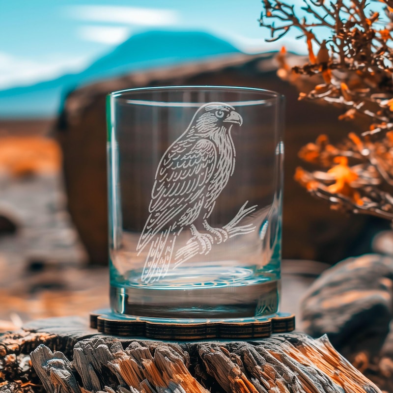 Drinking Glass Hawk - Etsy