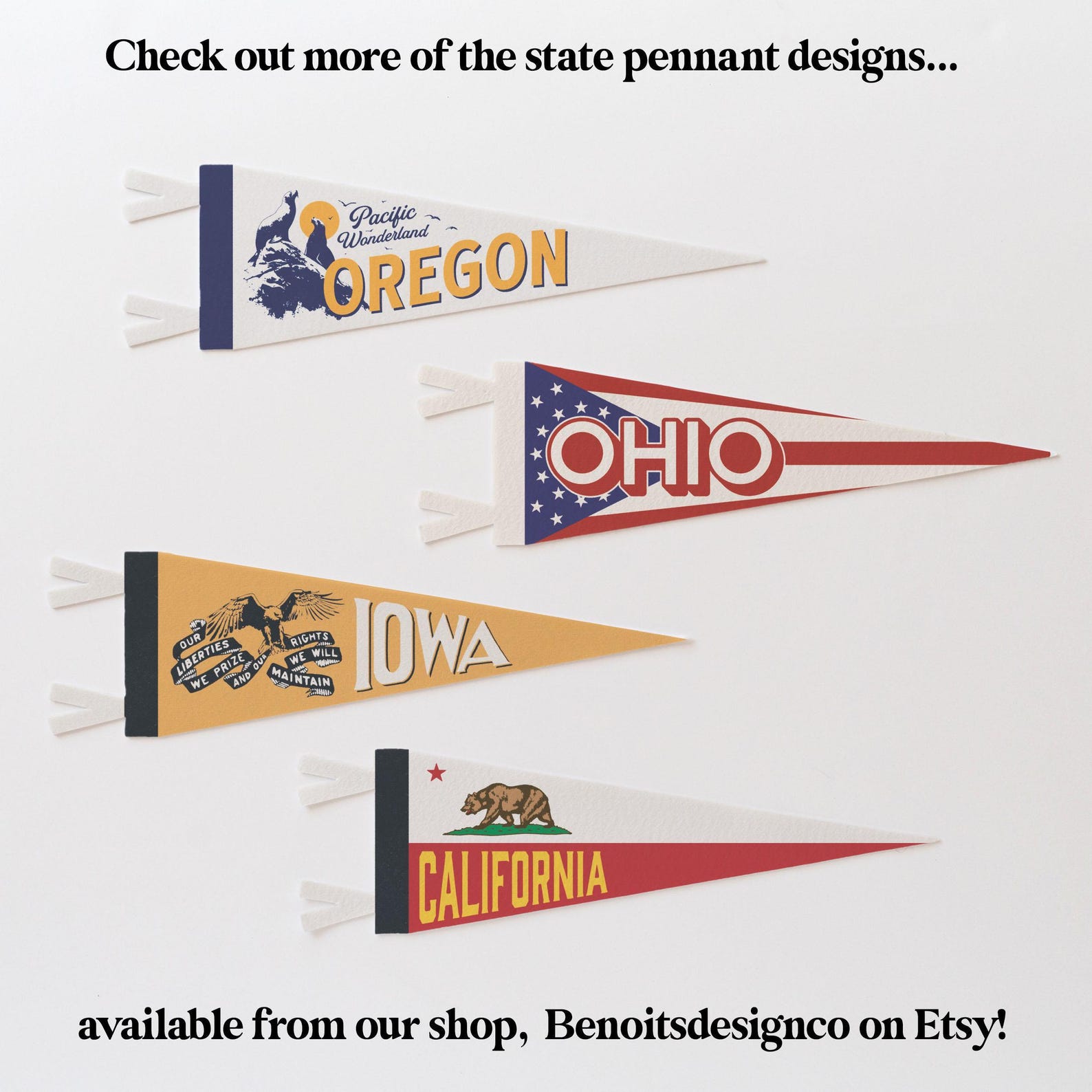 Minnesota Felt Pennant | North Star State Banner Poster. Vintage ...