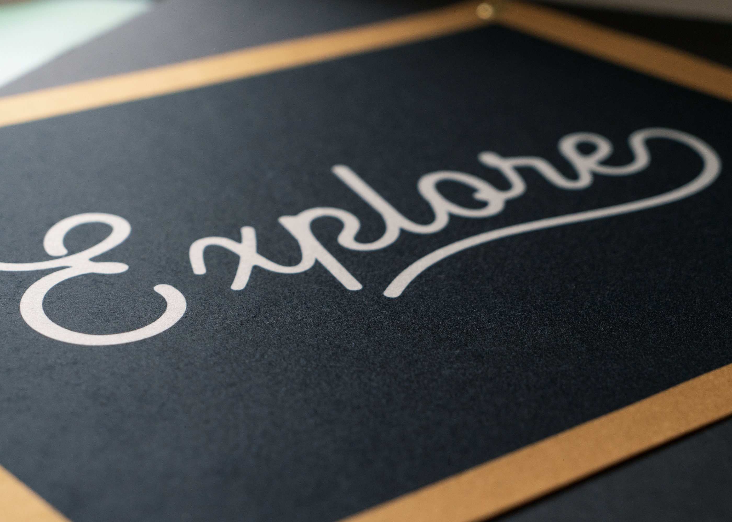 Explore Felt Poster Banner Inspirational Hiker Outdoor - Etsy