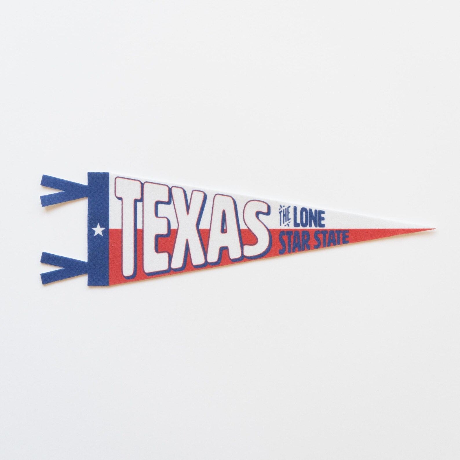 Texas Felt Pennant | the Lone Star State Banner Poster. Vintage State ...