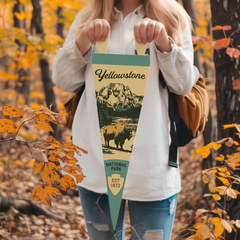 Yellowstone Park Flag - Etsy