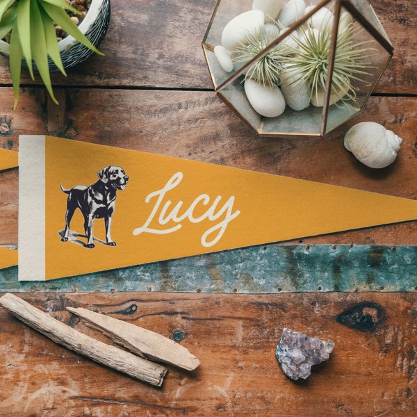Dog Pennant Flag - Etsy