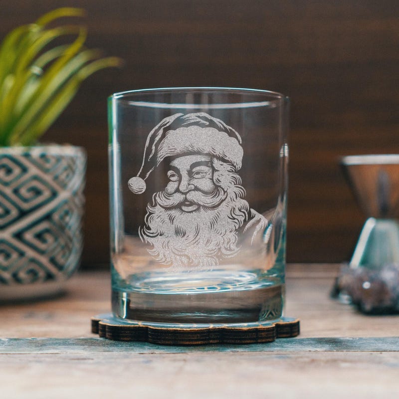 Christmas Glassware - Etsy