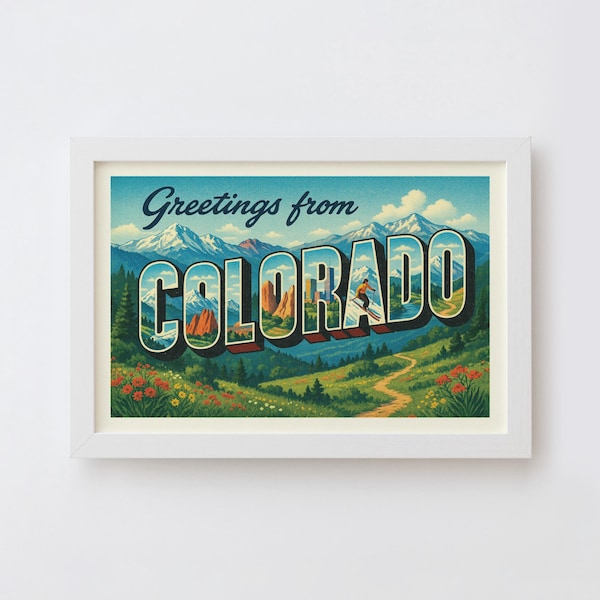 Colorado Postcards - Etsy