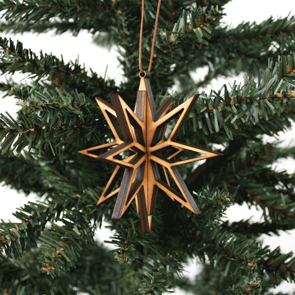 3D Star Ornament Christmas Holiday Decor Hostess Gift - Etsy