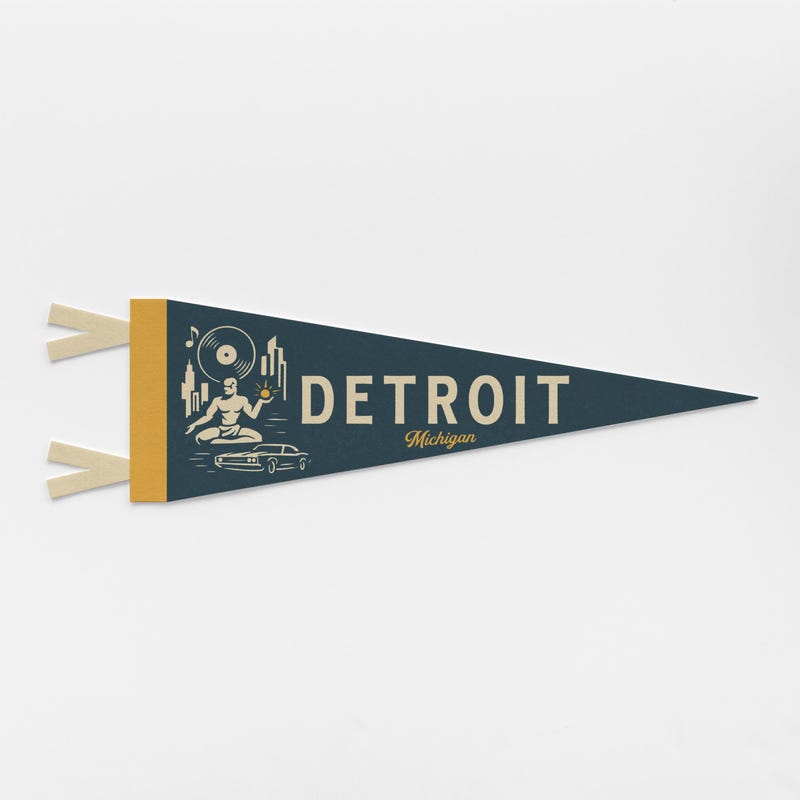 Michigan Felt Pennants - Etsy