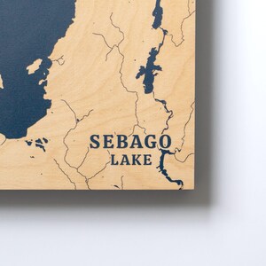 Lake Wilhelm Pennsylvania | Custom Lake Map Home Decor, Personalized ...