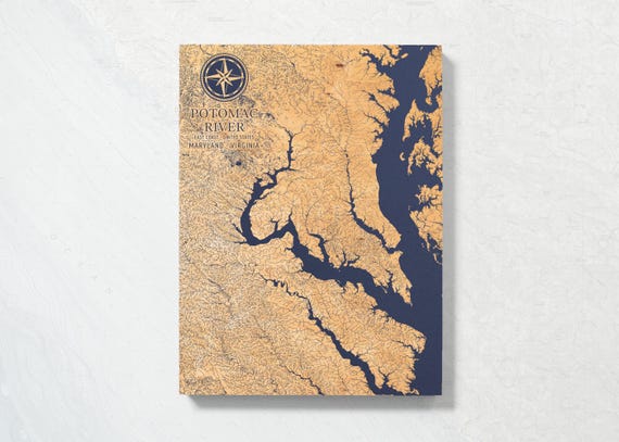 Mappa Del Fiume Potomac