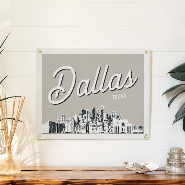 Dallas Banner - Etsy