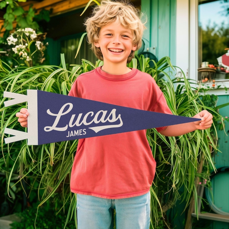 Boys Sports Pennant - Etsy