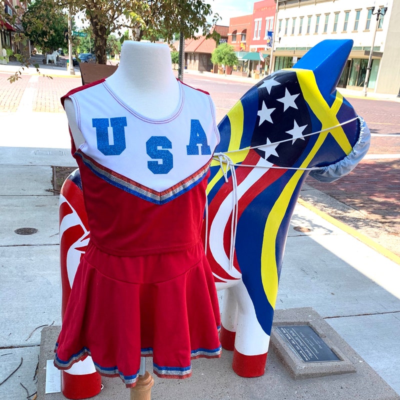 Red Cheerleader Costume - Etsy