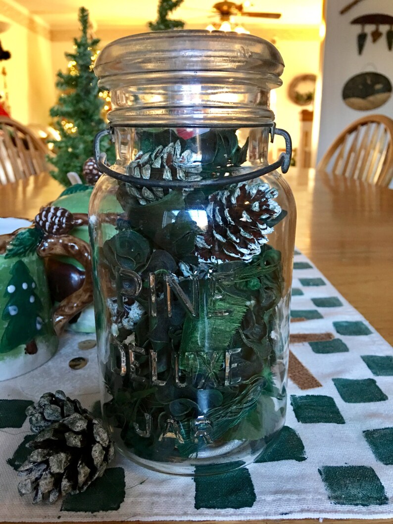 Vintage Pine Deluxe Jar, 1920s - Etsy