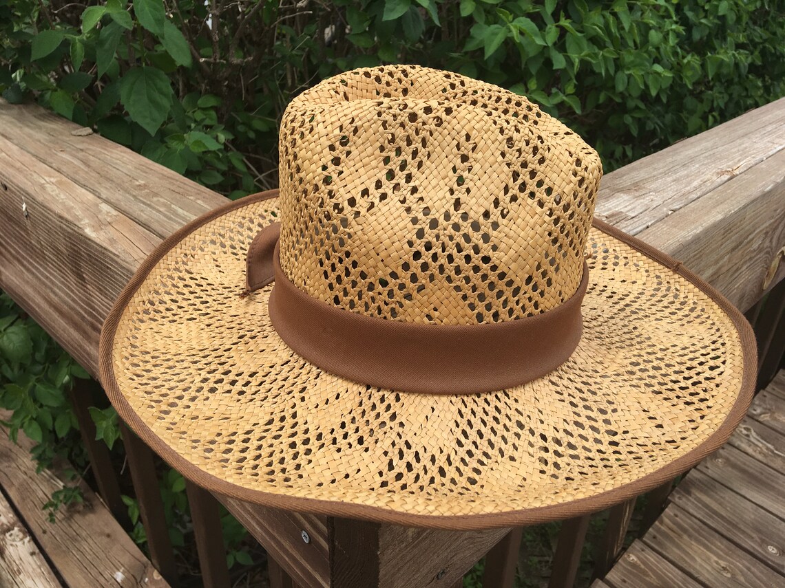 Ladies Western Straw Hat Happy Cappers - Etsy