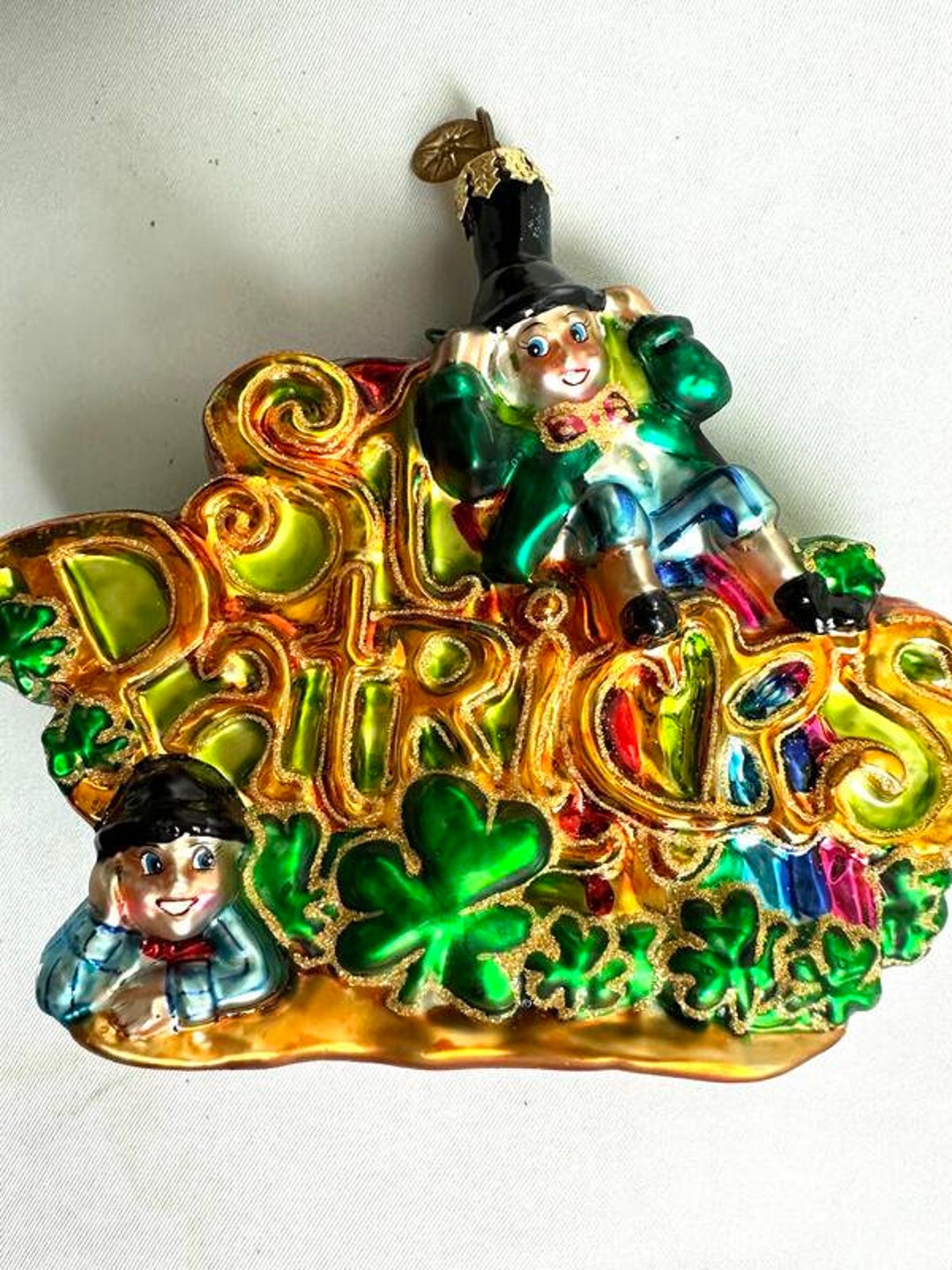 Vintage Christopher Radko St. Patrick's Day 2001 Ornament, "paddy ...