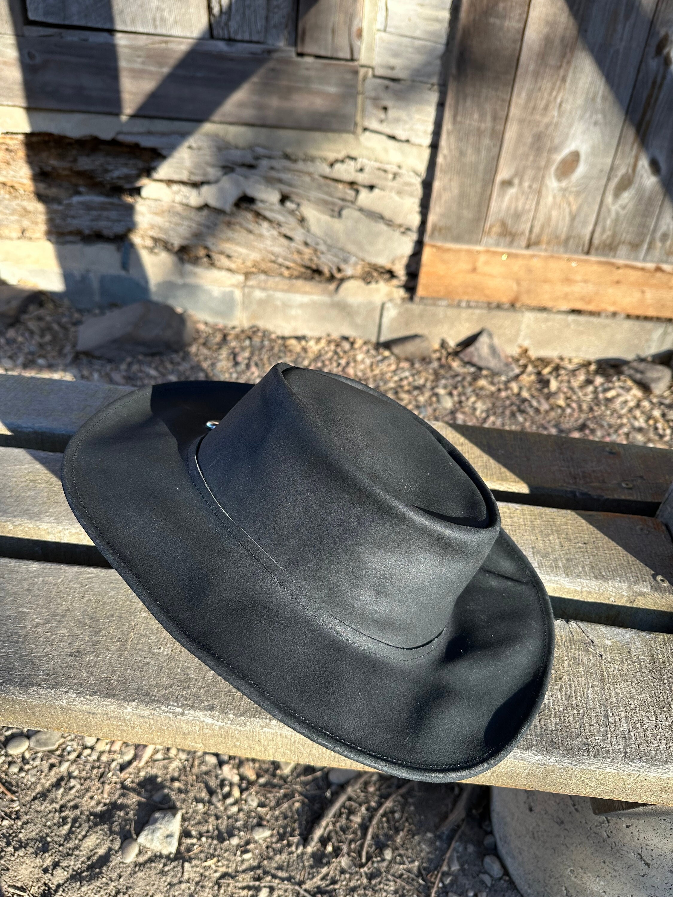 Plain Black Cowboy Hat
