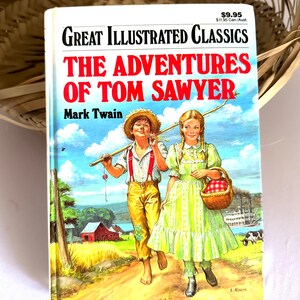 Great Illustrated Classics, "tom Sawyer" and "huckleberry Finn" - Etsy