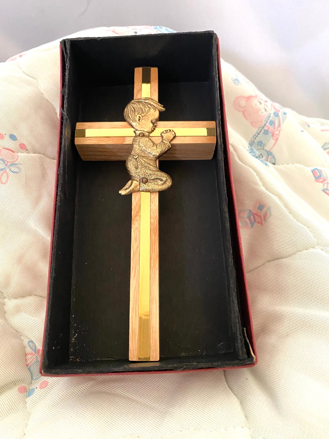 Vintage Child Crucifix/with Box - Etsy