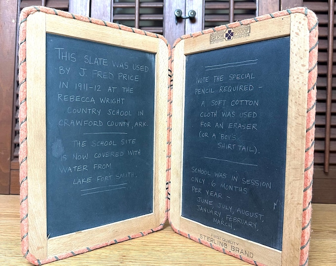 Antique Schoolhouse Folding Slate Boards, Memorabilia, Made in USA - Etsy