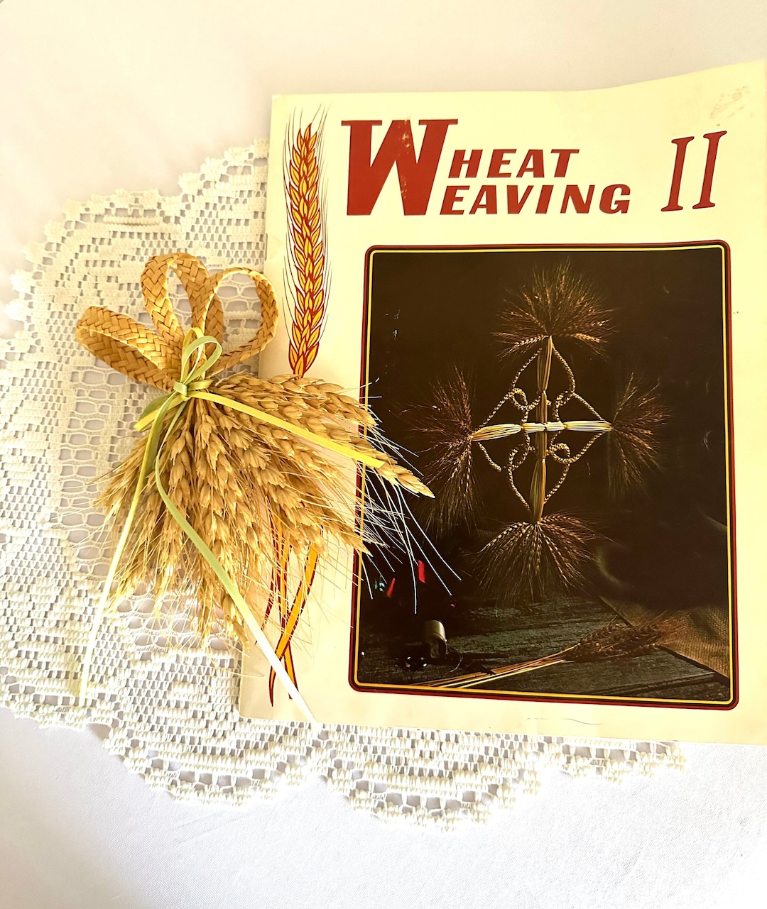 How-to Book "wheat Weaving Ii" With Wheat Spray - Etsy