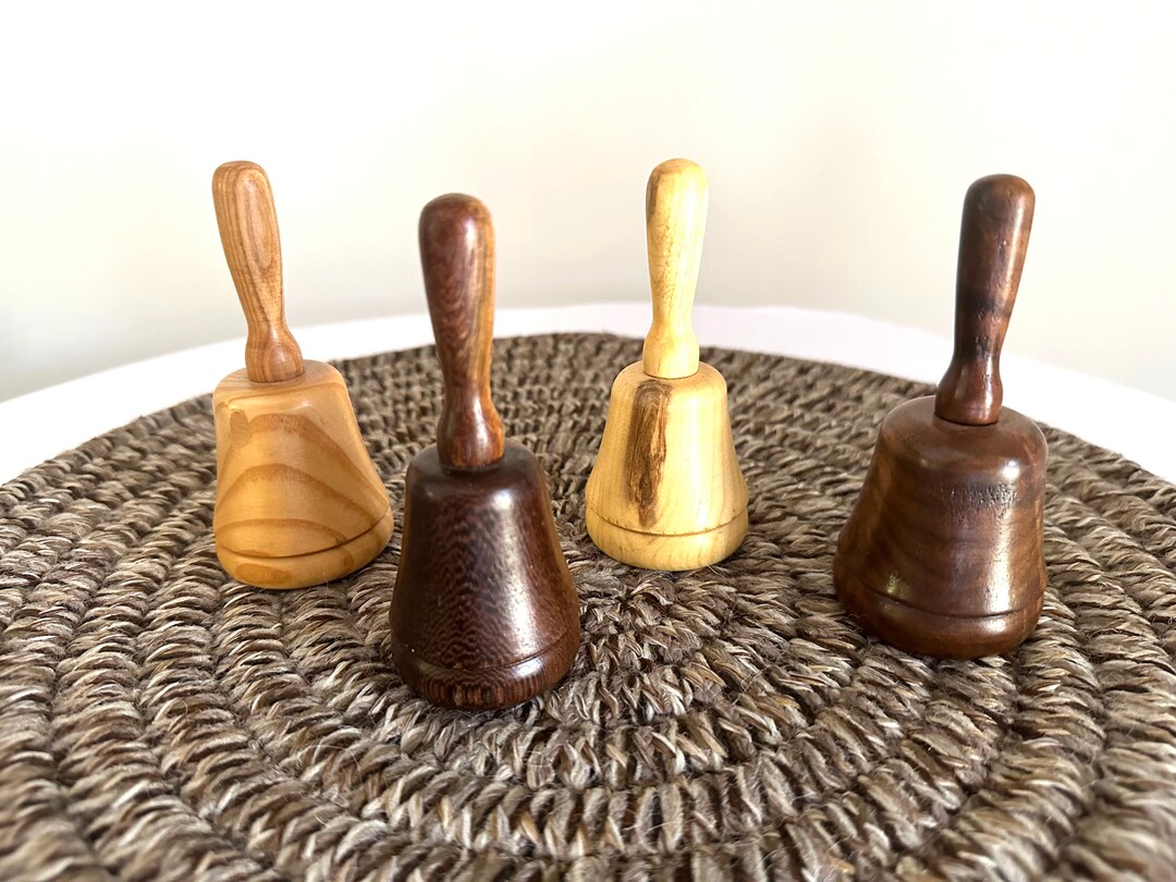 Handmade Wooden Bells, Four Available - Etsy