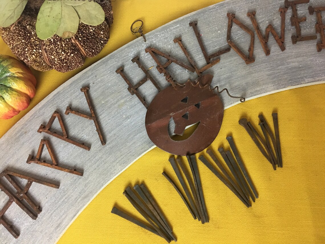 Vintage Square Cut Rustic Flat Head Steel Nails Set of 20 - Etsy