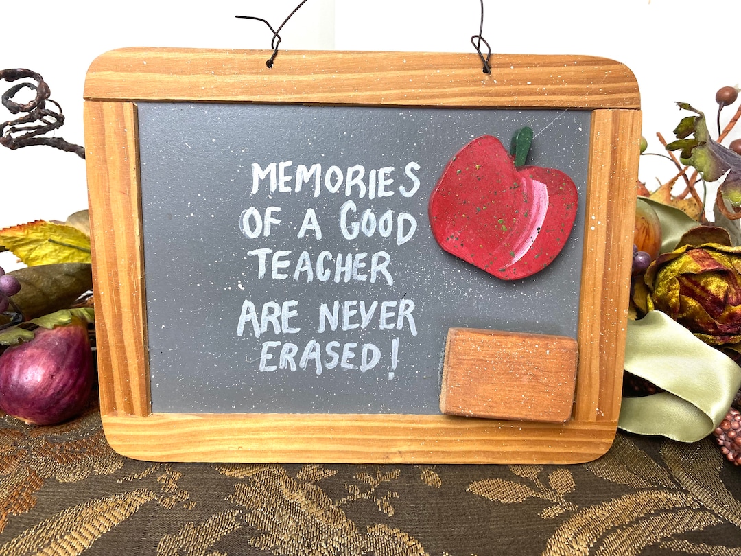 Memories of a Good Teacher, Gift for Teacher - Etsy