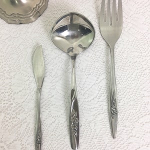 Vintage Oneidaware Twin Rose Serving Set 3 Piece - Etsy