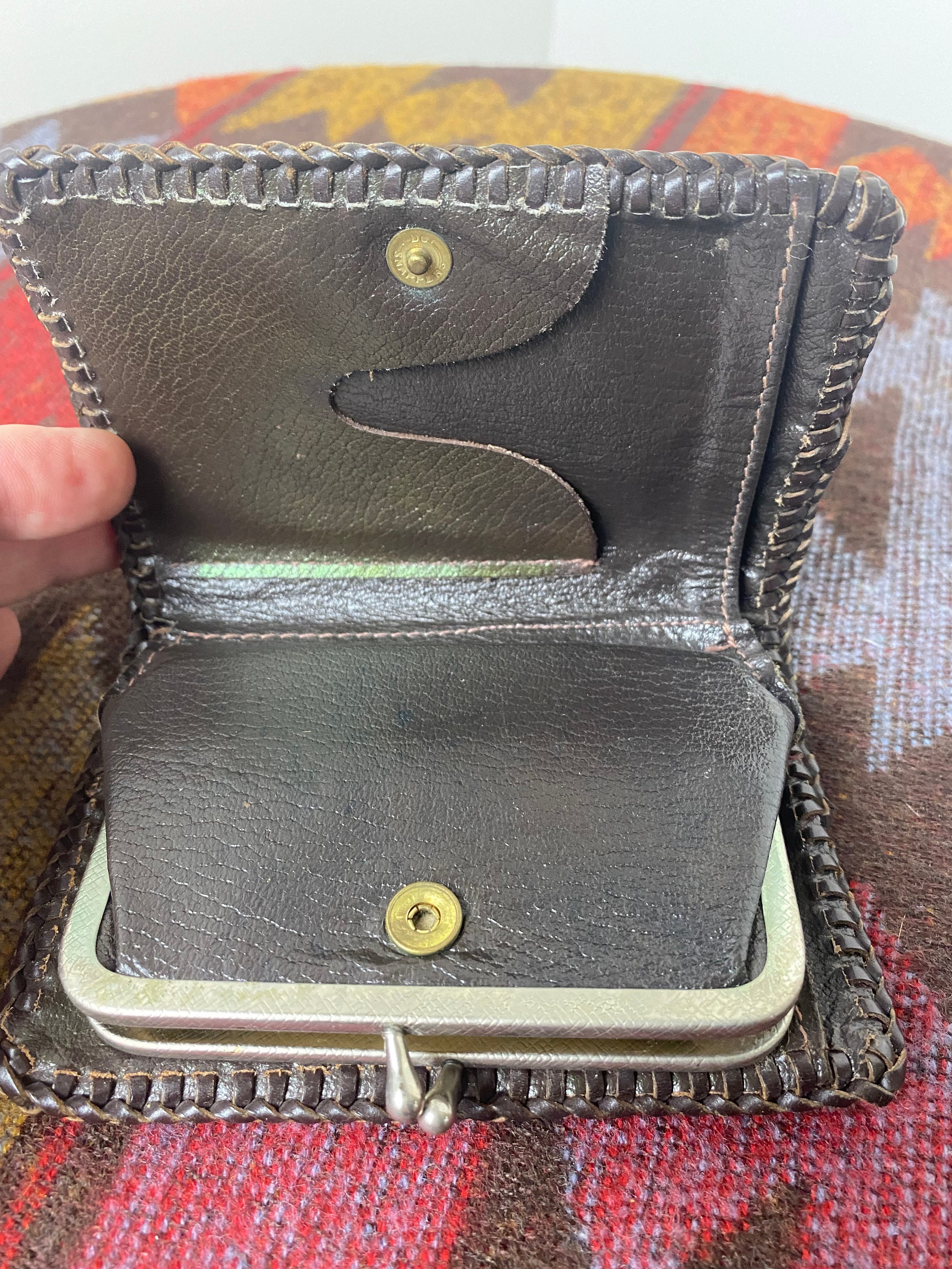 Hand Tooled Leather Wallet | Etsy