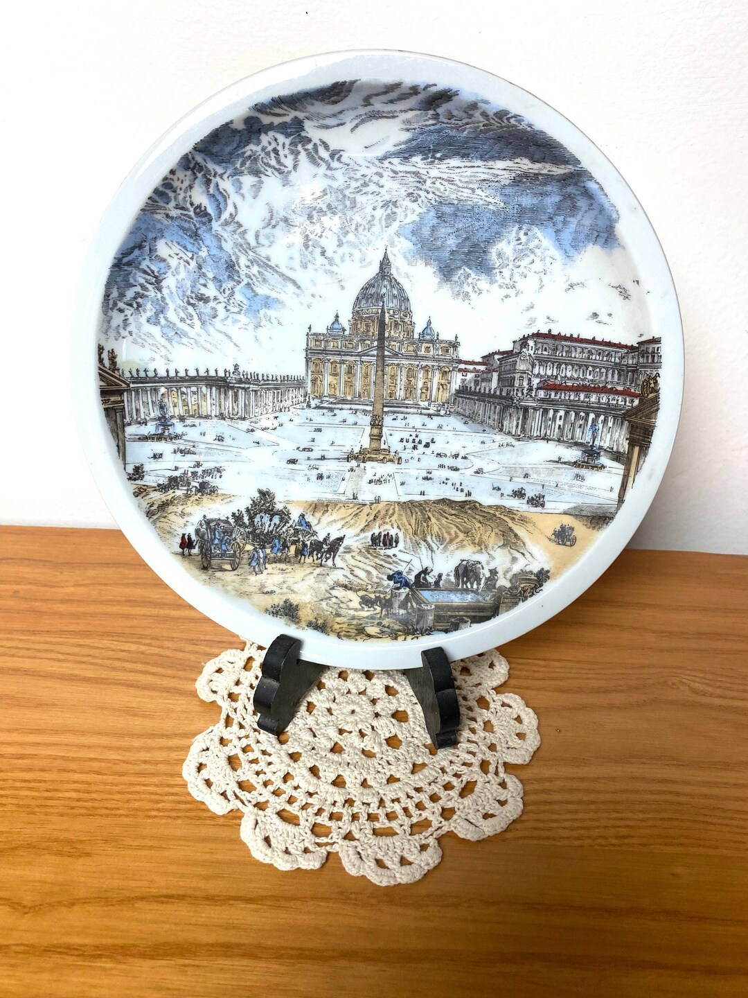 St. Peter's Square 8" Souvenir Plate - Etsy
