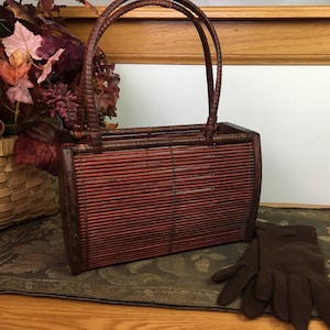 Vintage Reed Purse, 1960s - Etsy