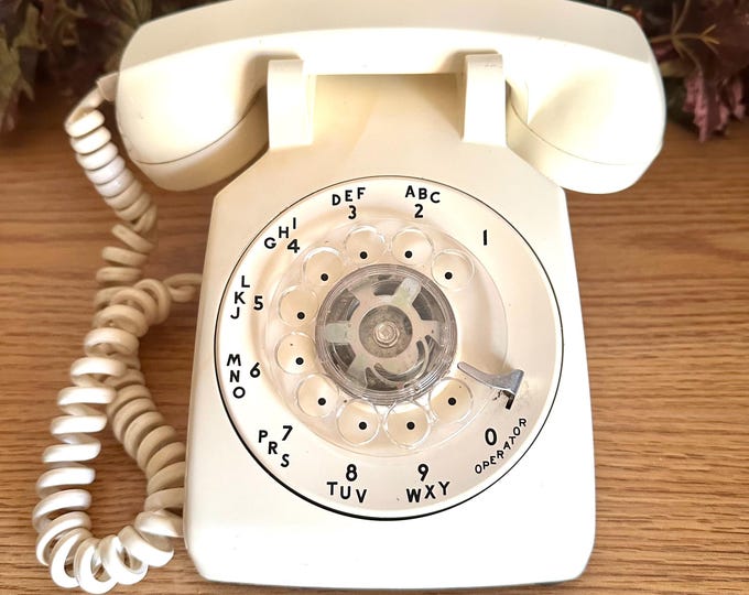 Vintage Rotary Telephone From ITT Model #500, 1977 - Etsy