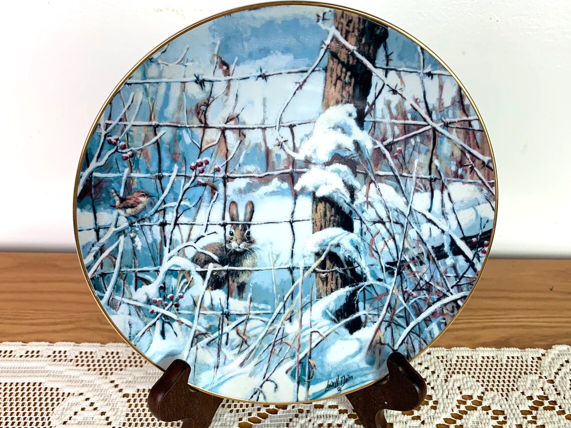 RFD America: Country Christmas Plate by Lowell Davis W/coa, 1989 - Etsy