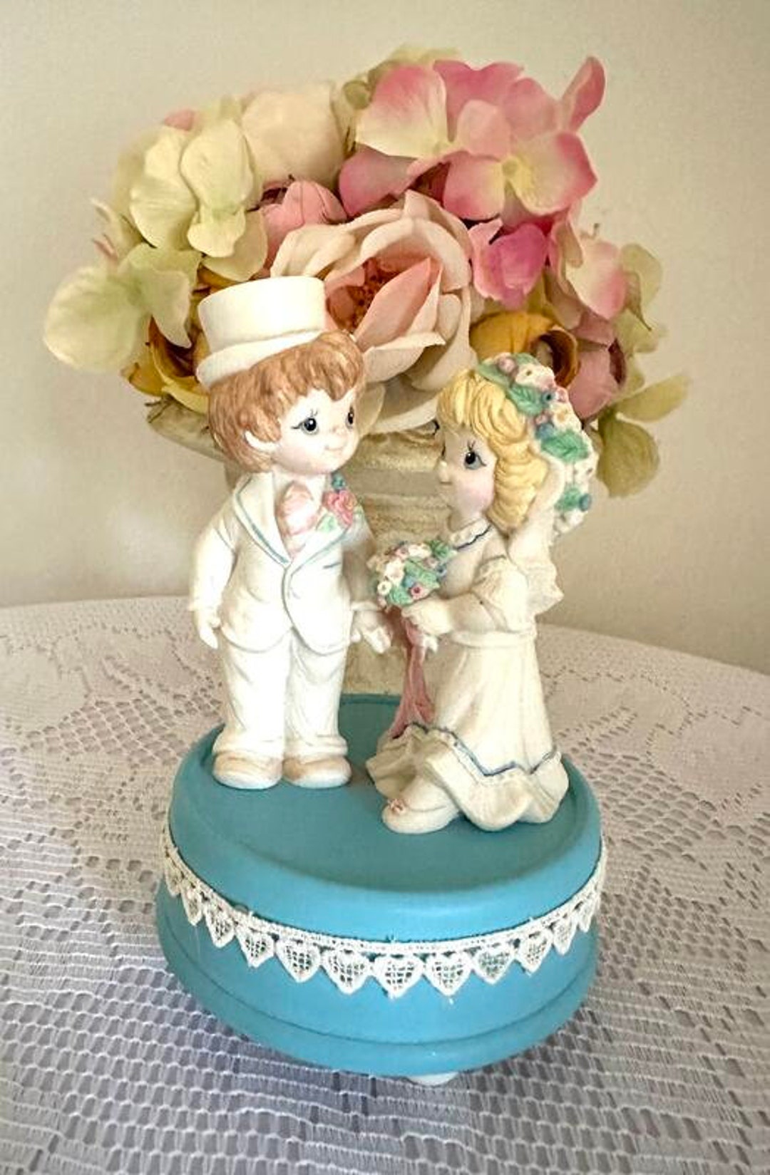 Vintage Wedding Music Box, 