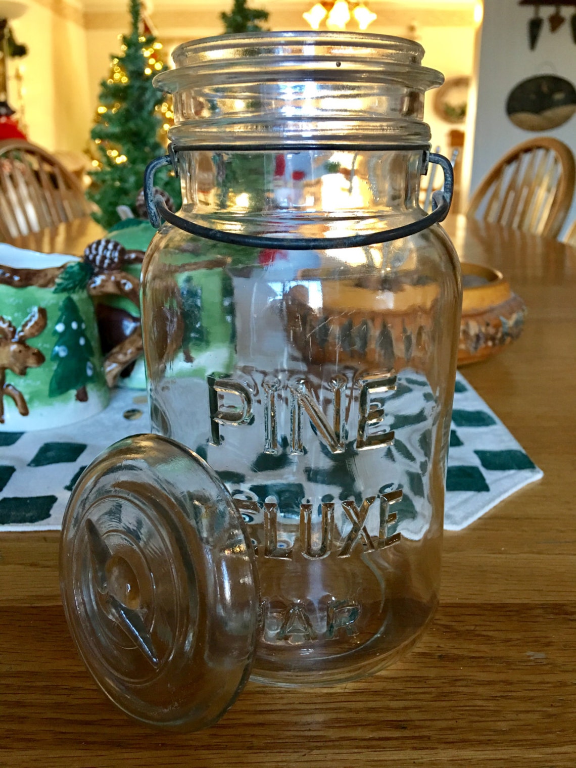 Vintage Pine Deluxe Jar, 1920s - Etsy