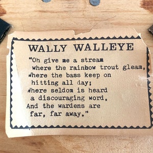 Wally Walleye Wall or Table Top Display, Handmade - Etsy
