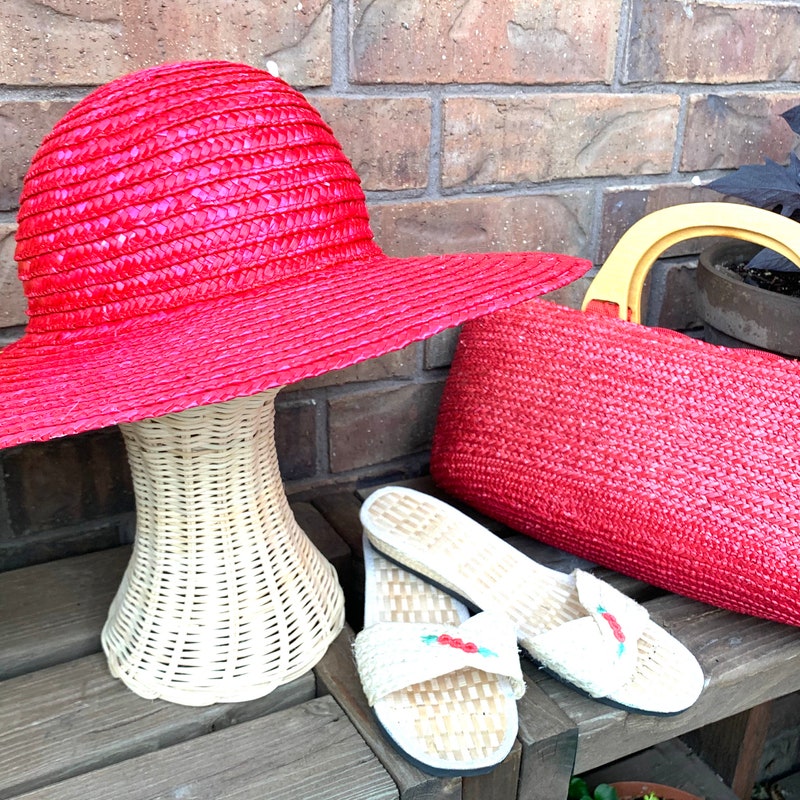 Straw Sandals - Etsy