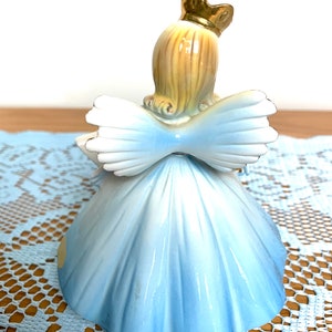Vintage Blue Princess Angel 9th Birthday Figurine, Josef Original ...