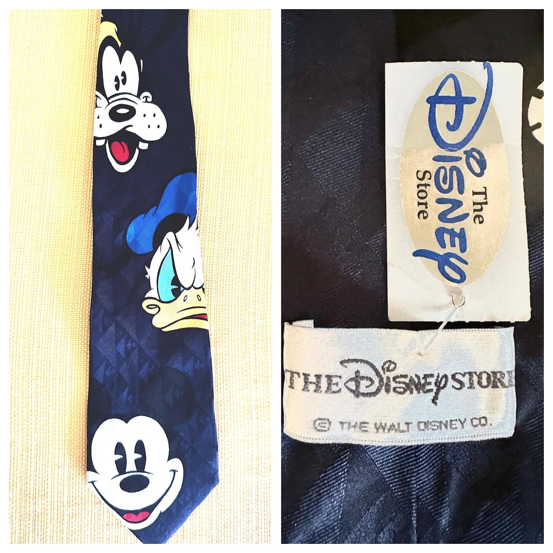 Vintage Walt Disney Silk Necktie With Original Tag - Etsy