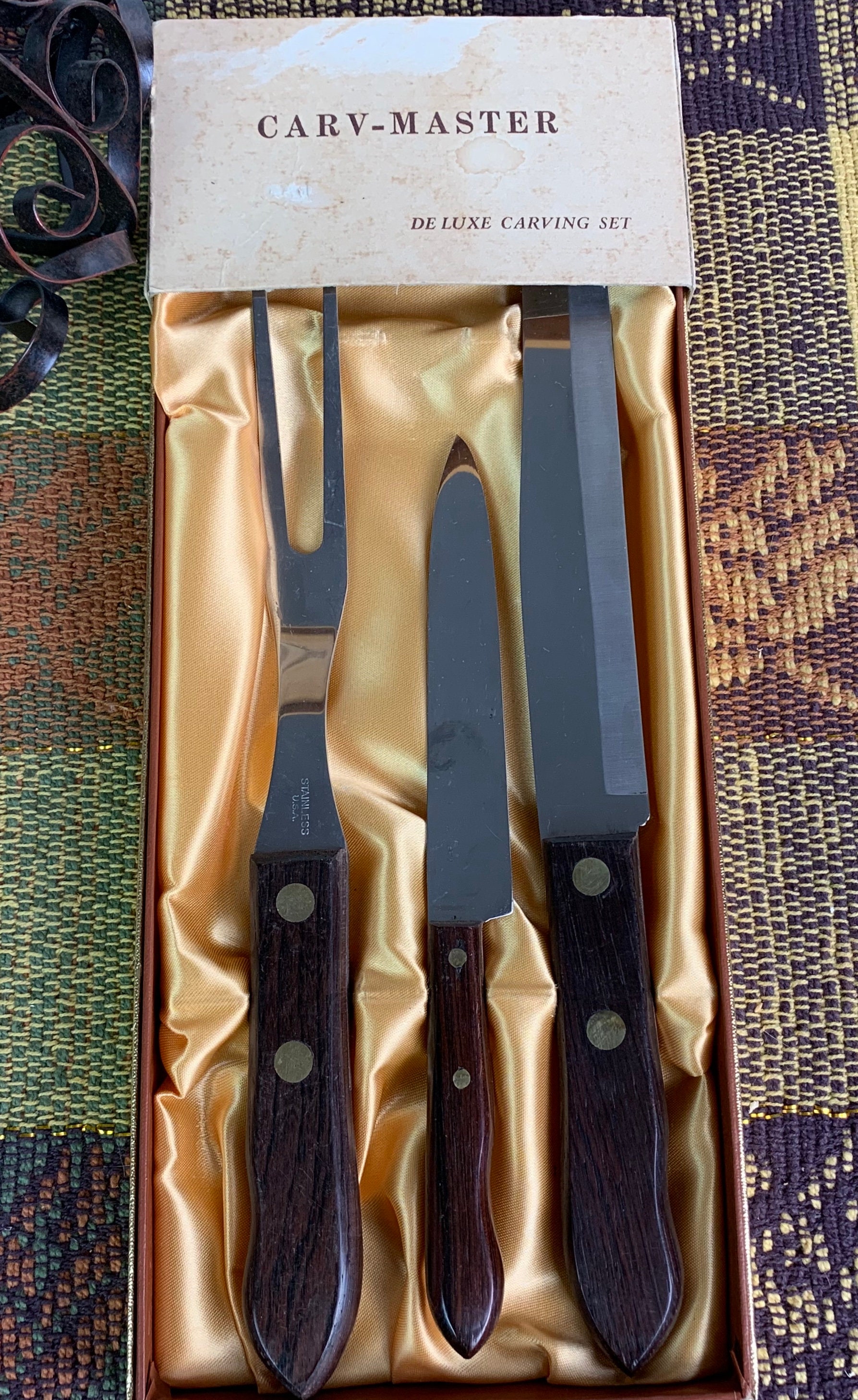 Vintage Carv-master Carving Set in Original Box 1960s - Etsy